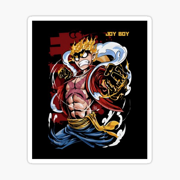 "Luffy Gear boost" Sticker for Sale by Dex-Shop | Redbubble