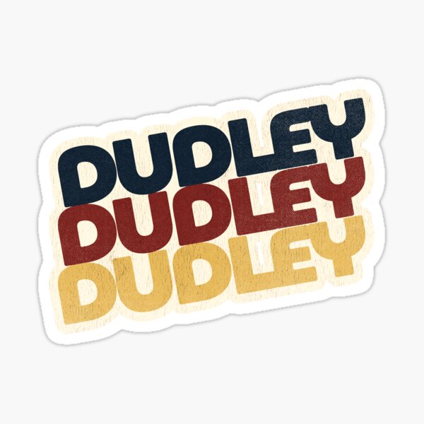 "Dudley | Retro Stack" Sticker for Sale by retroready | Redbubble