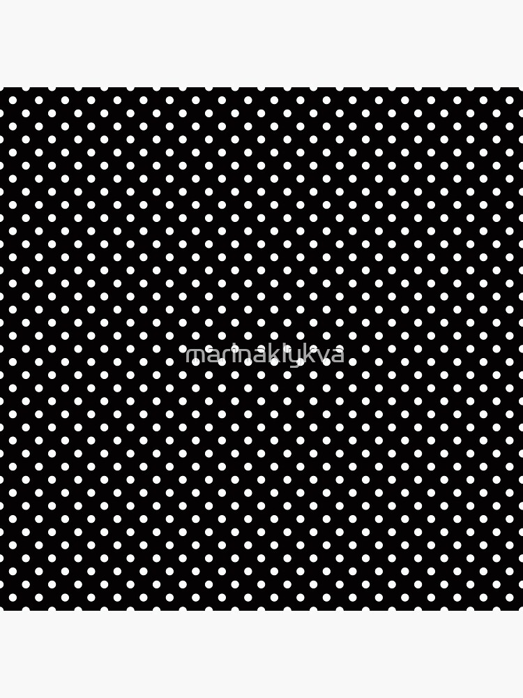 "Popular black and white polka dots." Sticker for Sale by marinaklykva ...