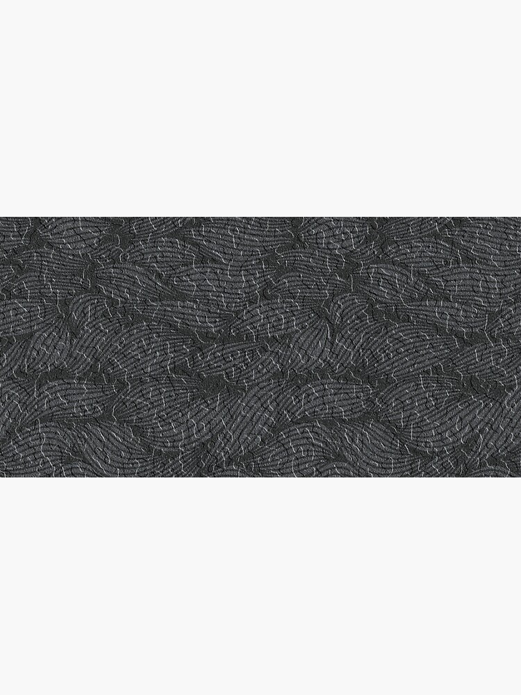 "wave geometry embossed Black pattern " Sticker for Sale by guneart ...