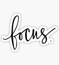 Focus Stickers | Redbubble