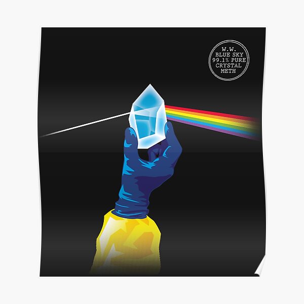 "The Dark Side of the Meth" Poster for Sale by Drazhen | Redbubble