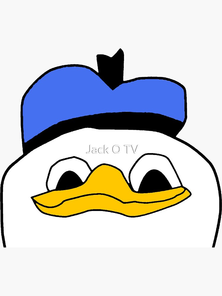 "dolan duck - dolan duck" Sticker for Sale by JACKoconnorTV | Redbubble