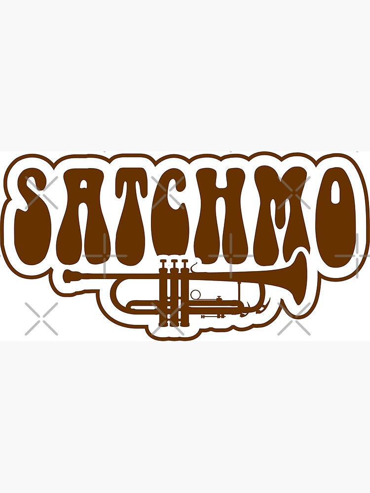 "Satchmo trumpet" Poster for Sale by BigTime | Redbubble