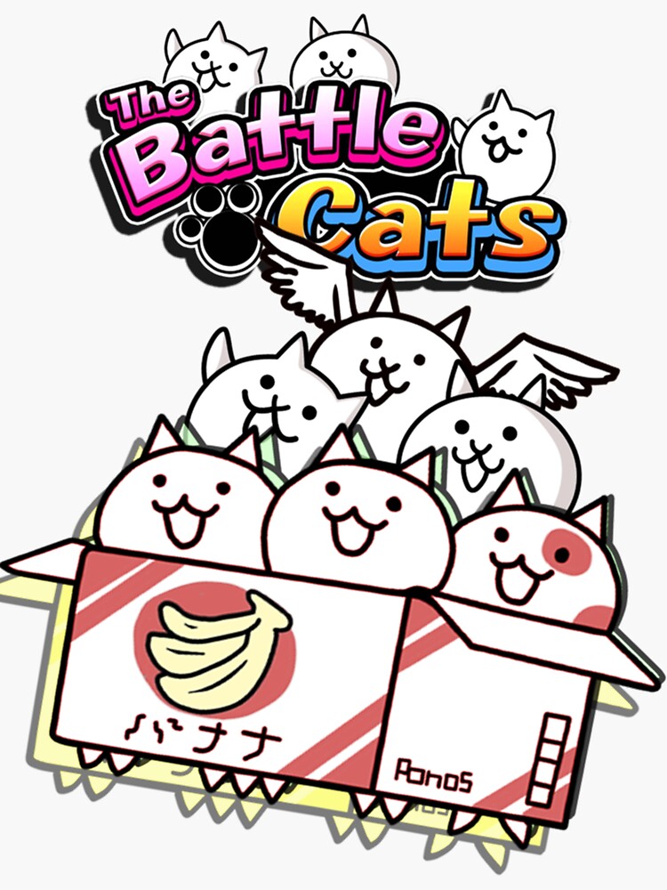 "Battle Cats" Sticker for Sale by uhyrekvienv | Redbubble