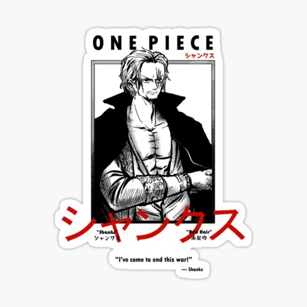 "One piece Film Red, Anime" Sticker for Sale by amyvernatn3b | Redbubble