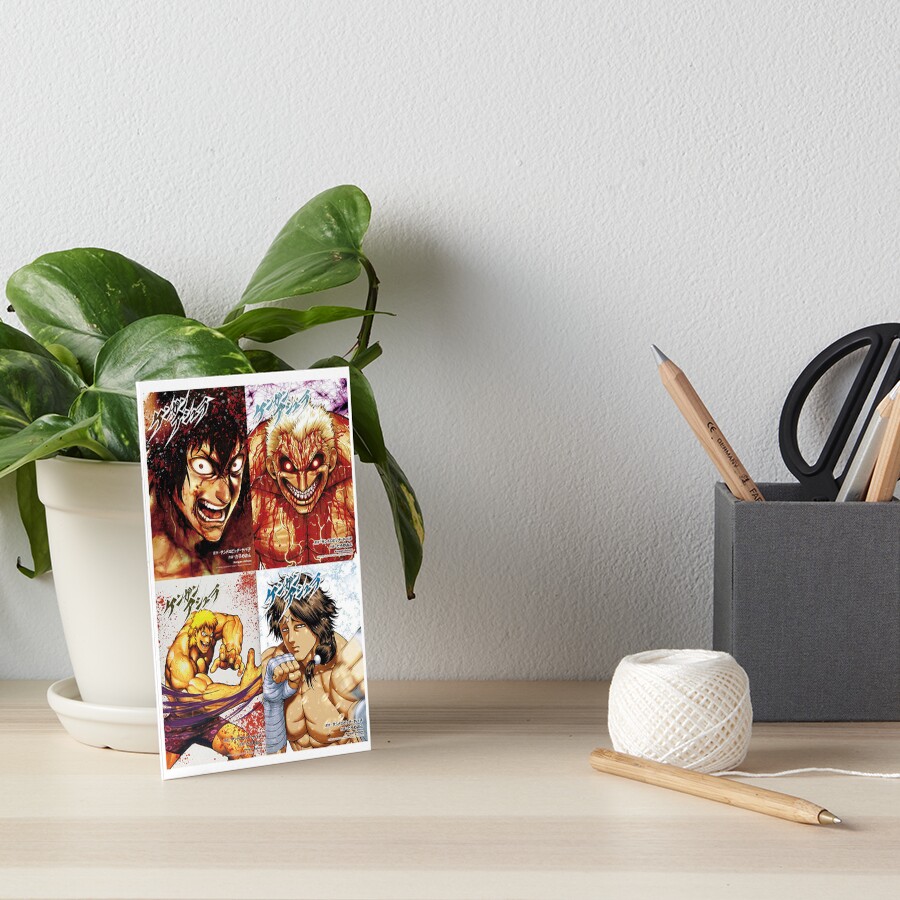 "Kengan Ashura Character Poster" Art Board Print for Sale by ...