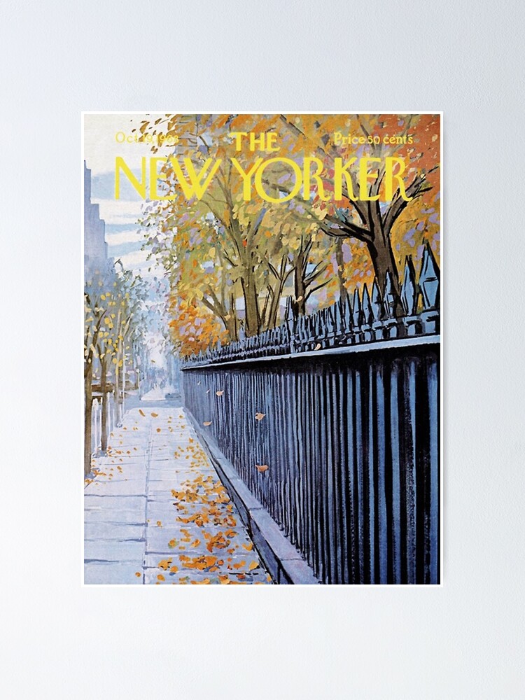 "The New Yorker - Getz autumn 1968 Poster" Poster for Sale by ...
