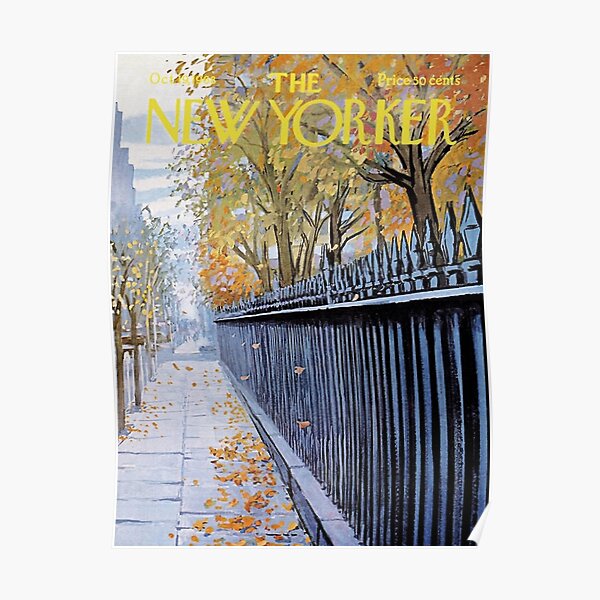 "The New Yorker - Getz autumn 1968 Poster" Poster for Sale by ...