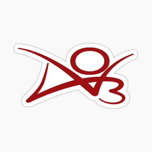 "ao3 logo" Sticker for Sale by faewolfkacchan | Redbubble