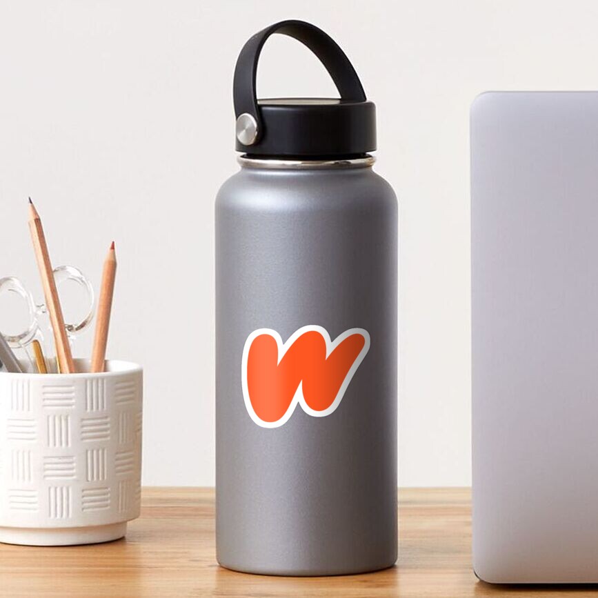 "Wattpad logo" Sticker for Sale by faewolfkacchan | Redbubble