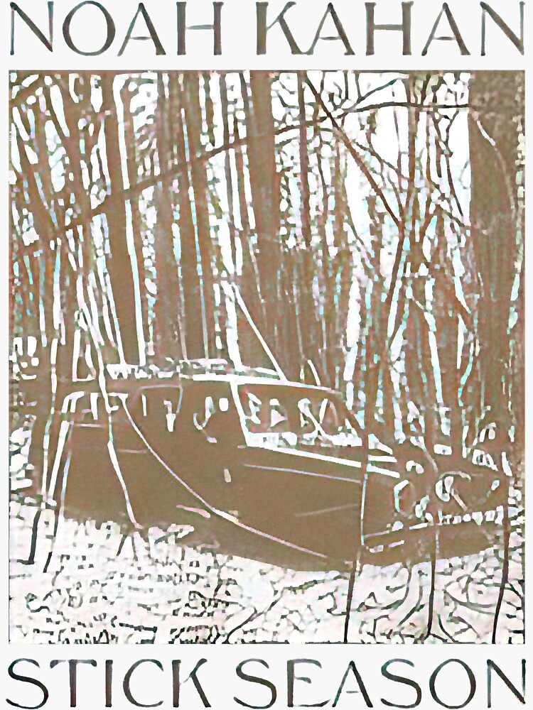 "Noah Kahan Stick Season" Sticker for Sale by VeldaSmith | Redbubble