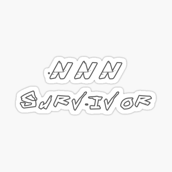"No Nut November Survivor NNN " Sticker for Sale by mdrk | Redbubble