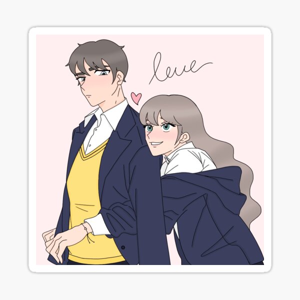 "couples" Sticker for Sale by Alcamellia2022 | Redbubble