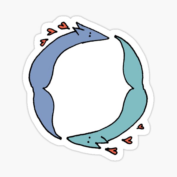 "The Chase " Sticker for Sale by ErnestineMetz | Redbubble