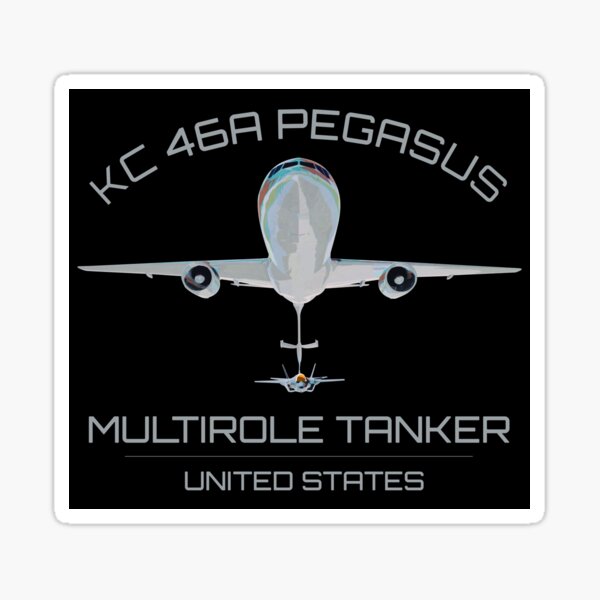 "KC-46 Aircraft Tanker Pegasus #2836" Sticker for Sale by Rare-Militia ...