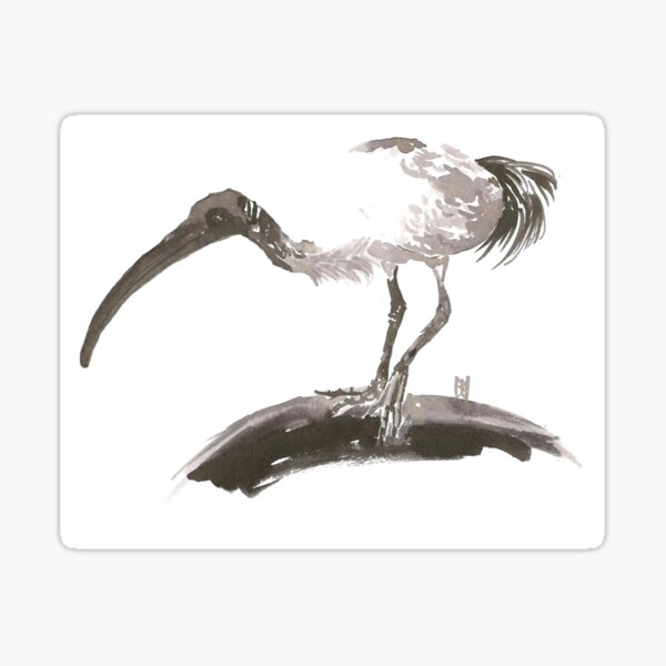 "Ibis" Sticker for Sale by TuskCon | Redbubble