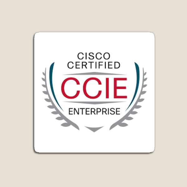 "Cisco CCIE certification sticker" Magnet for Sale by developerfriday ...