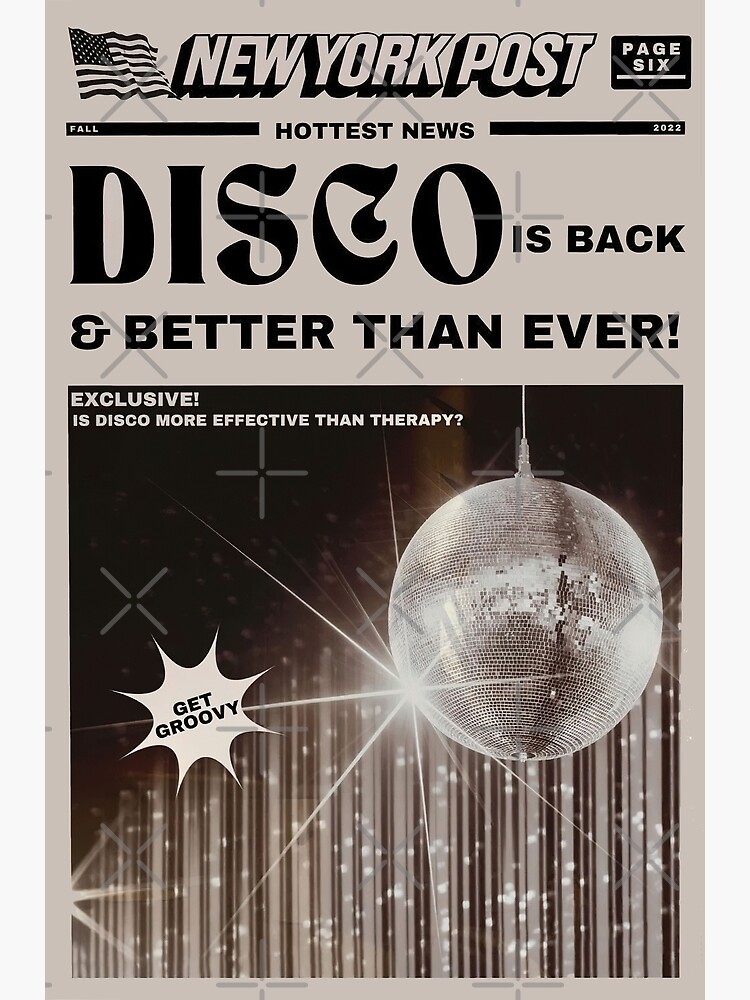 "Disco Trendy - Is Back & Better Than Ever" Poster for Sale by ...