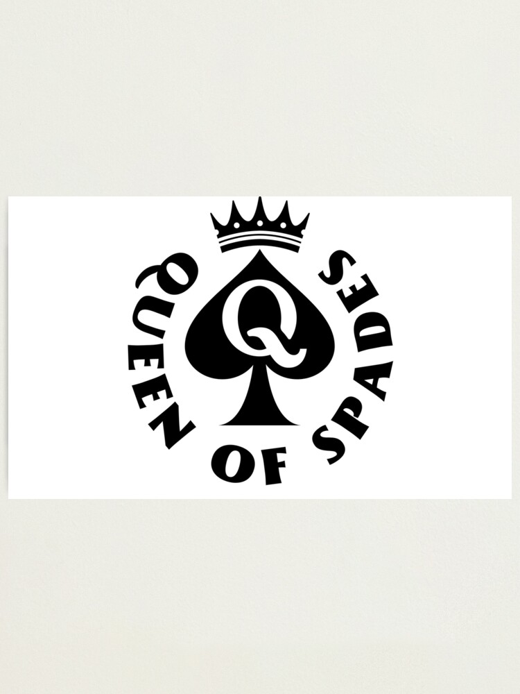 "Queen of Spades BBC Sissy Faggot Symbol" Photographic Print for Sale ...
