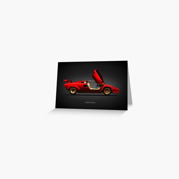 "Countach LP500 S" Greeting Card by rogue-design | Redbubble