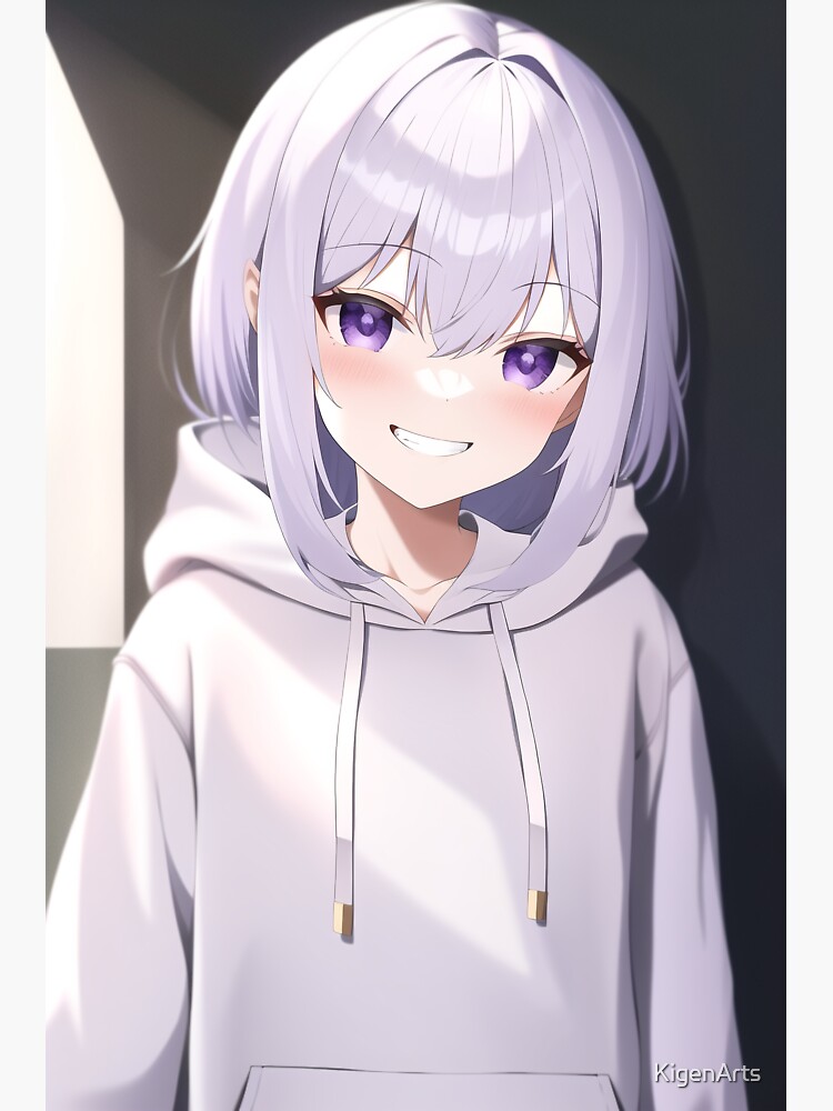 "Cute Smug Girl" Sticker for Sale by KigenArts | Redbubble