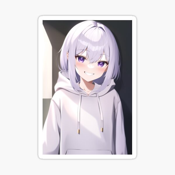 "Cute Smug Girl" Sticker for Sale by KigenArts | Redbubble