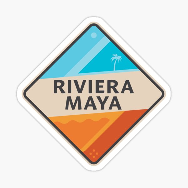 "Riviera Maya" Sticker for Sale by studio838 | Redbubble