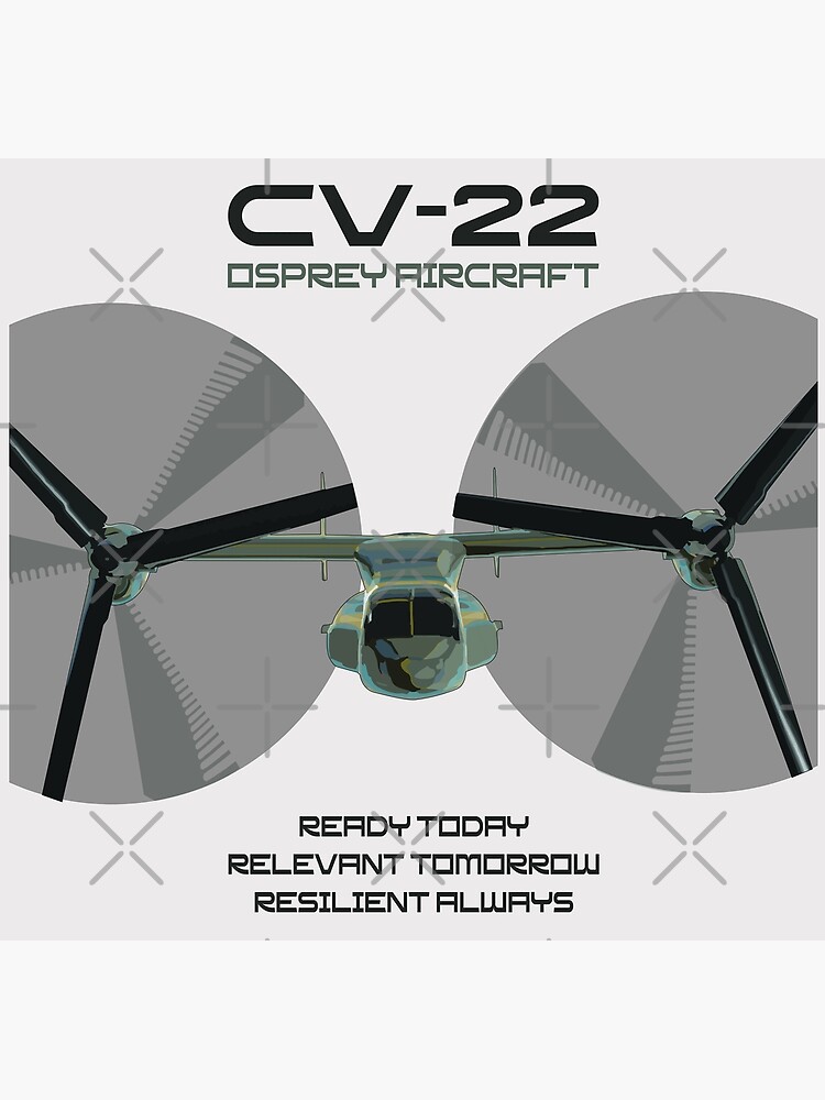 "CV-22 Osprey Aircraft Military #2842" Poster for Sale by Rare-Militia ...