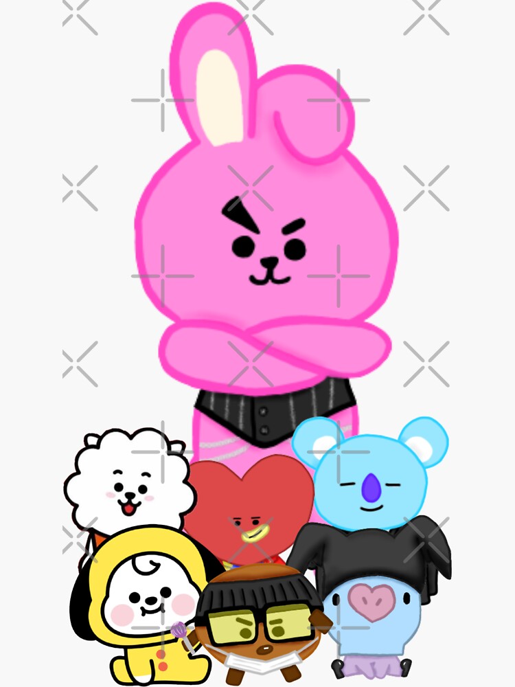 "Cooky Ready for the cook with bt21 team" Sticker for Sale by ...