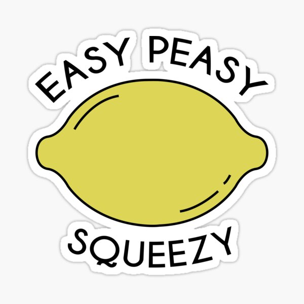 "Lemon Squeezy" Sticker for Sale by Pathos | Redbubble