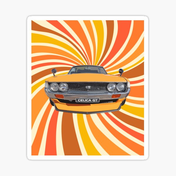 "Toyota Celica GT (1st Gen) TA22 Groovy Stripes" Sticker for Sale by ...