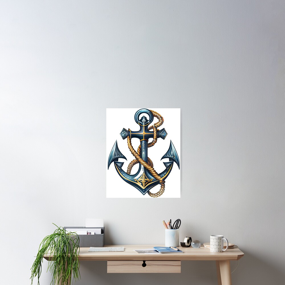 "Fouled anchor" Poster for Sale by michae1l | Redbubble
