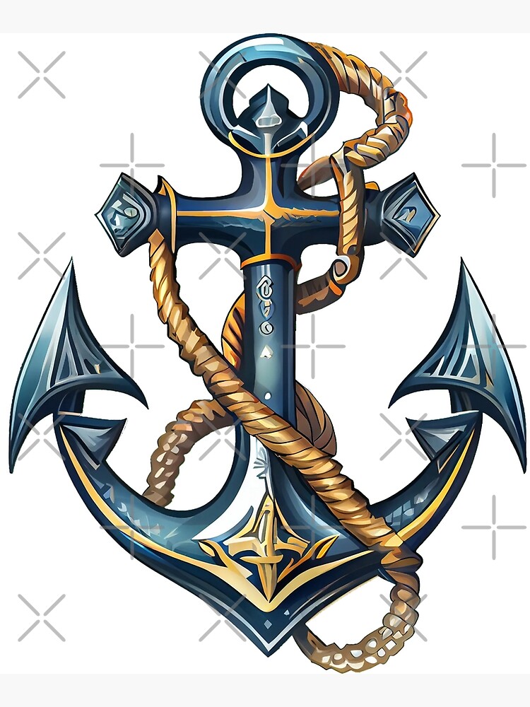 "Fouled anchor" Poster for Sale by michae1l | Redbubble