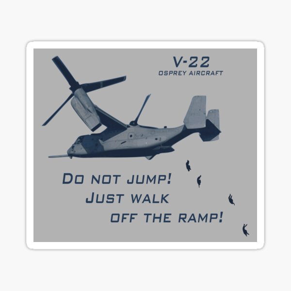 "CV-22 Osprey Aircraft Military #2850" Sticker for Sale by Rare-Militia ...