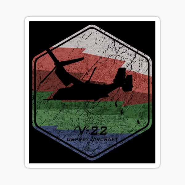 "CV-22 Osprey Aircraft Military #2851" Sticker for Sale by Rare-Militia ...