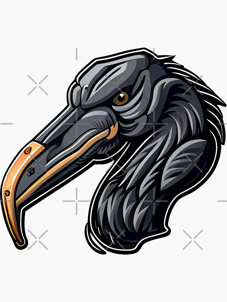 "armored shoebill stork" Sticker for Sale by michae1l | Redbubble
