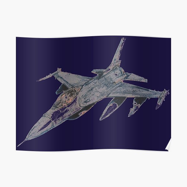 "F16 Military Aircraft Falcon #2852" Poster for Sale by Rare-Militia ...