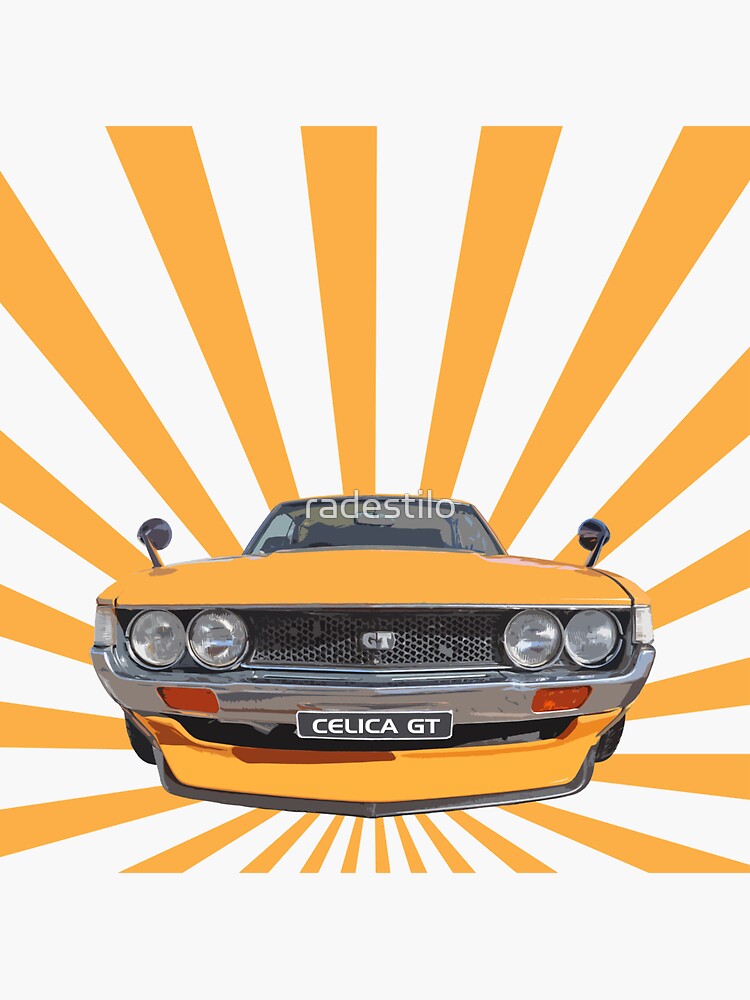 "Toyota Celica GT (1st Gen) TA22 Badge Rising Sun" Sticker for Sale by ...