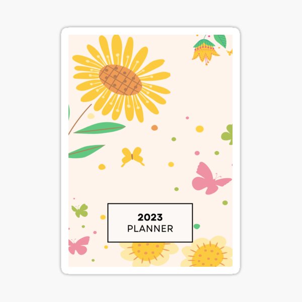"2023 planner" Sticker for Sale by nohaz | Redbubble