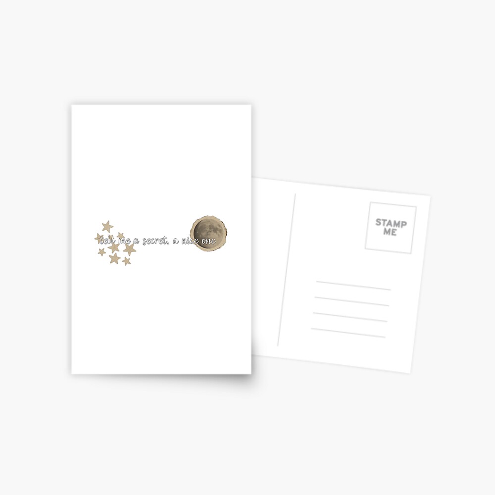 "tell me a secret, a nice one" Sticker for Sale by lanamarais | Redbubble