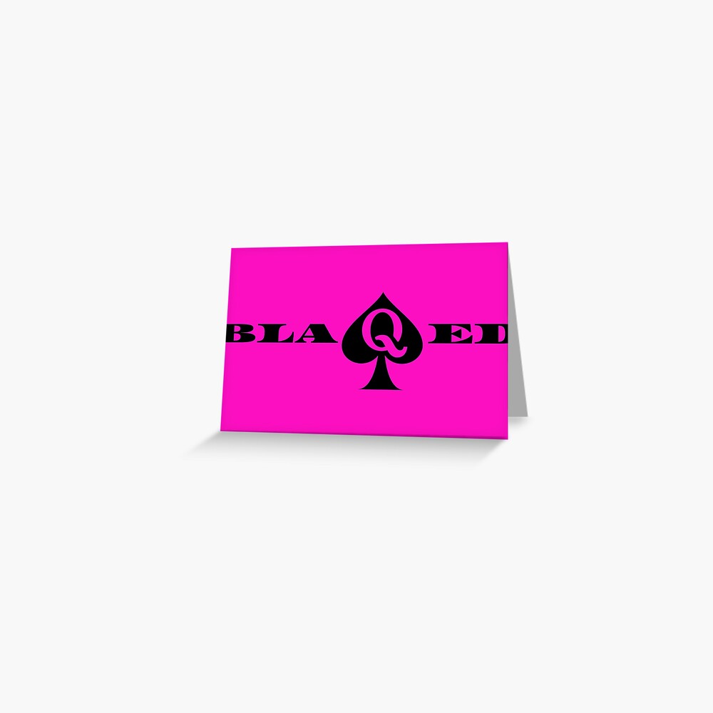 Blaqed Queen Of Spades Bbc Sissy Faggot Symbol Greeting Card For Sale By Sissy4sissies Redbubble