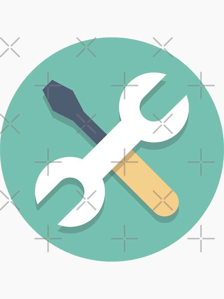 "Mechanic" Sticker for Sale by Magical23 | Redbubble