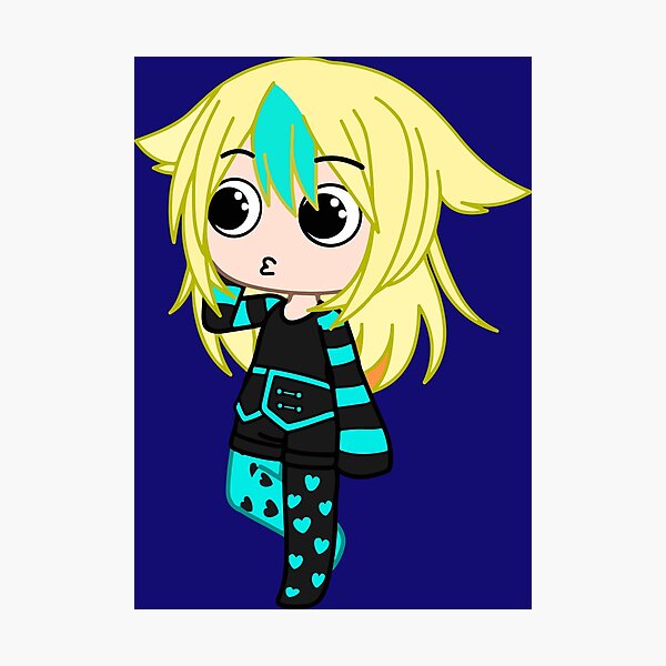 Lámina fotográfica «Un besito de niña perfecto para un regalo de Gacha ...