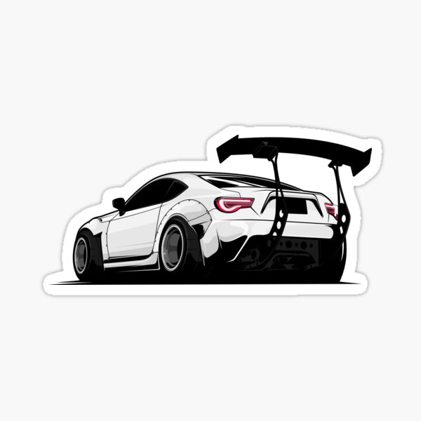 "JDM Tuning & Drift Car BRZ GT86 Fan" Sticker for Sale by ...