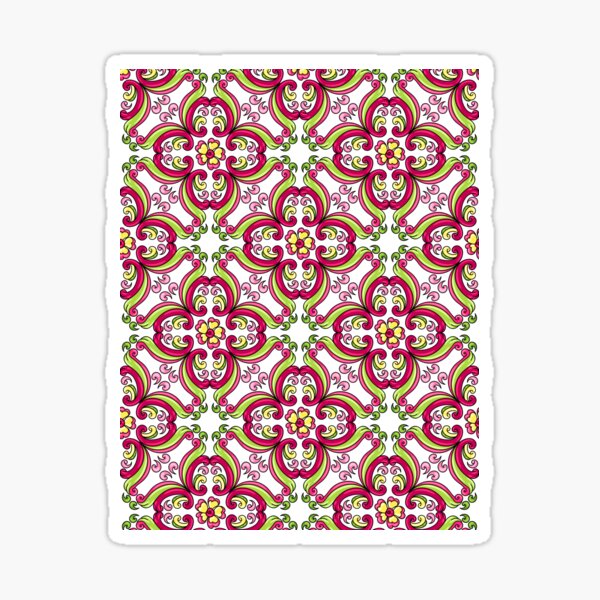 "flower art" Sticker for Sale by MYWMC | Redbubble