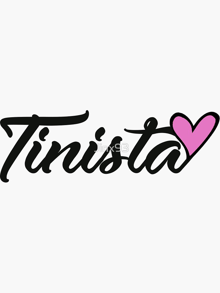 "Tinista" Sticker by Jinx93 | Redbubble
