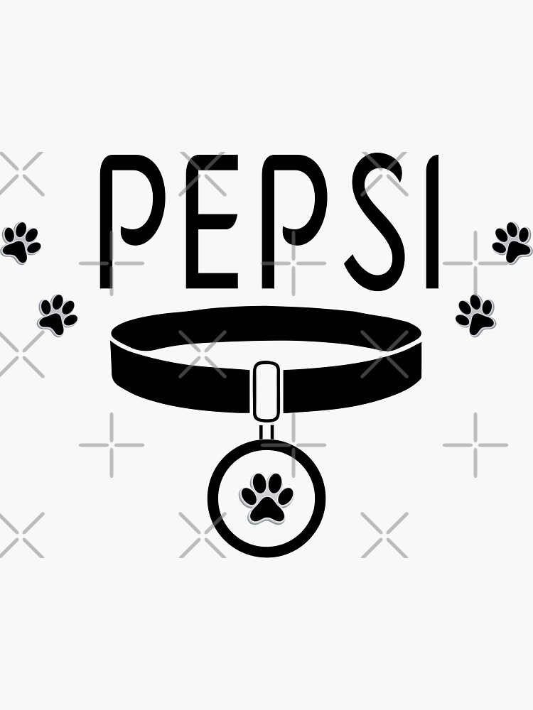 "PEPSI Pet's Name - My cat's name is PEPSI - PEPSI cat's Name" Sticker ...