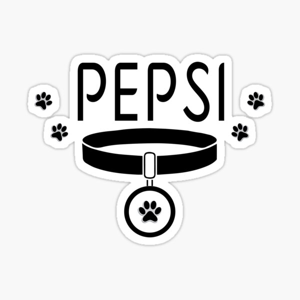 "PEPSI Pet's Name - My cat's name is PEPSI - PEPSI cat's Name" Sticker ...