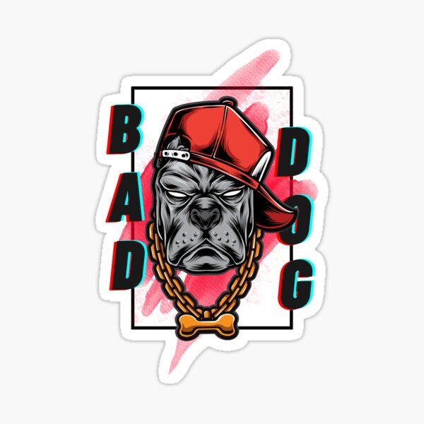 "Dog gang - Bad dog" Sticker for Sale by Abd-Elrahman1 | Redbubble